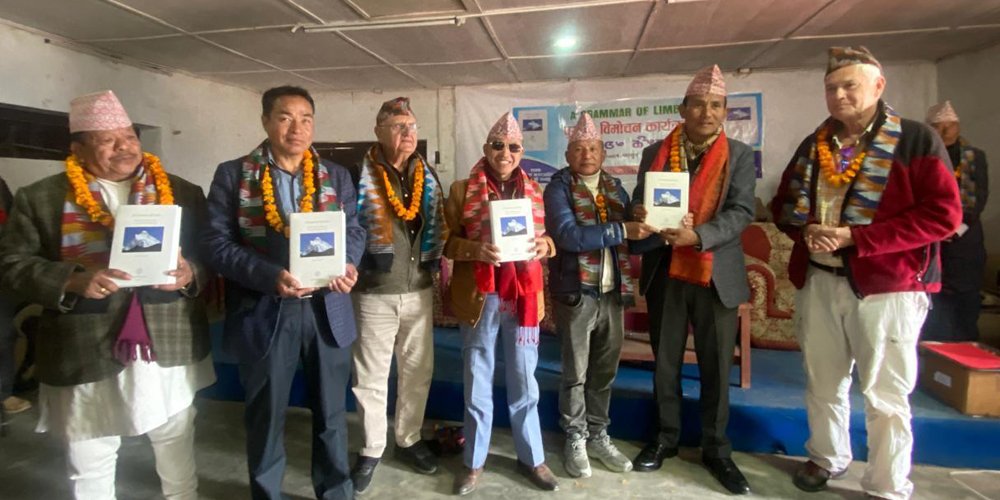 Dutch linguist Driem's 'A Grammar of Limbu' released - Nepal Samaj
