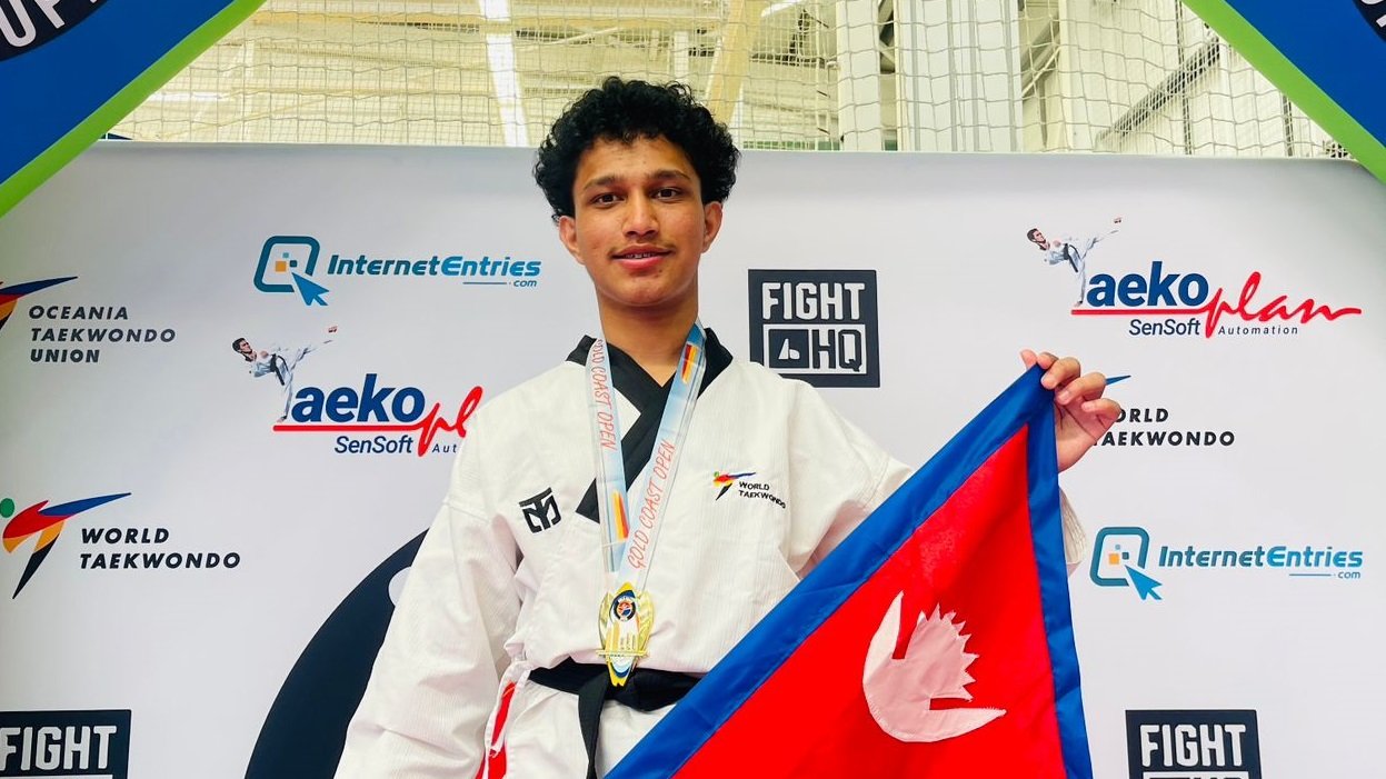 Aadish wins gold medal in Australia - Nepal Samaj