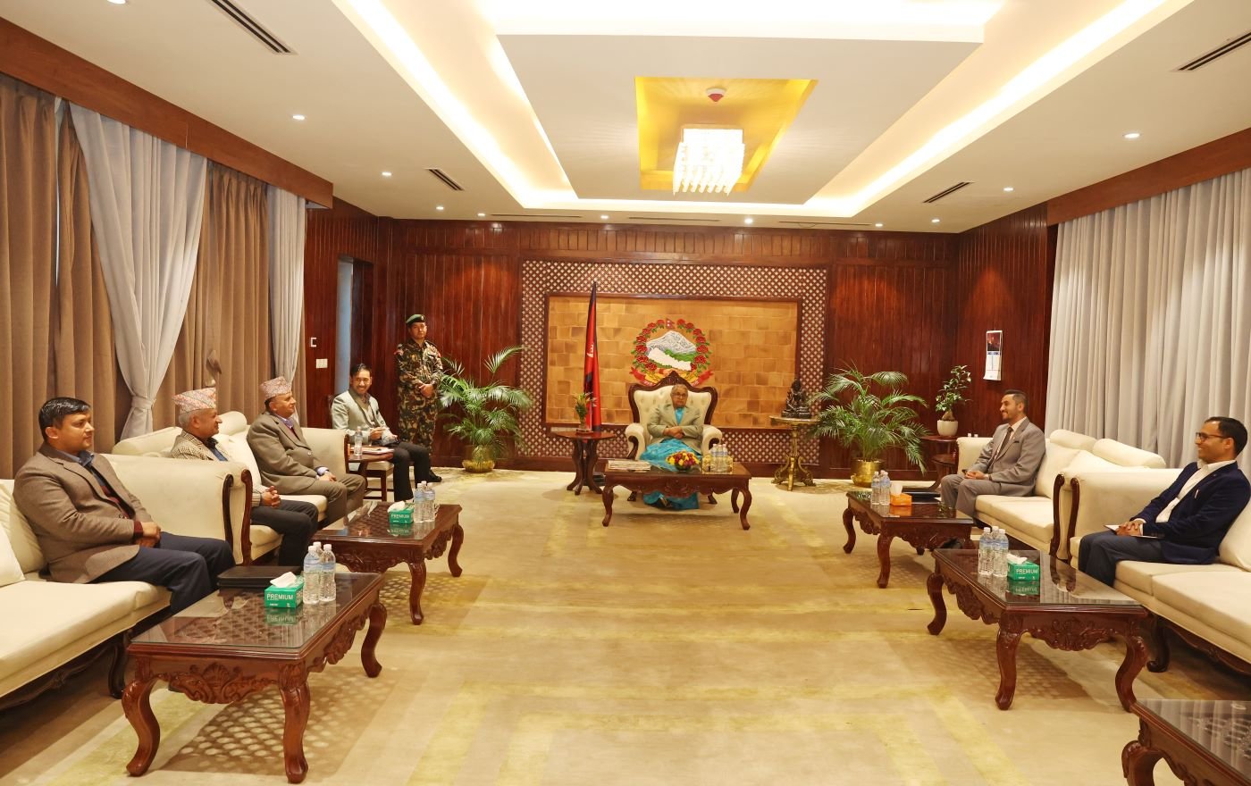 PM Karki discusses with UML leaders on election bid - Nepal Samaj